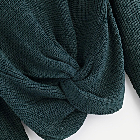 Sweaters | Twist Front Sweater | Poshmark